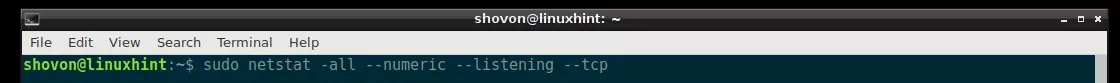 Como usar o comando Netstat en Linux para comprobar un porto específico 8227_17