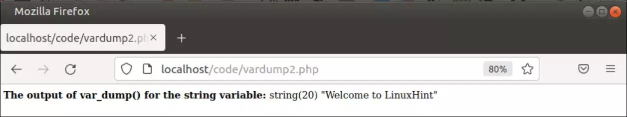 PHP var_dump () Fungsi 8230_2