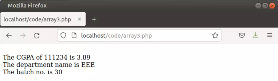 PHP Associative Array 8235_3