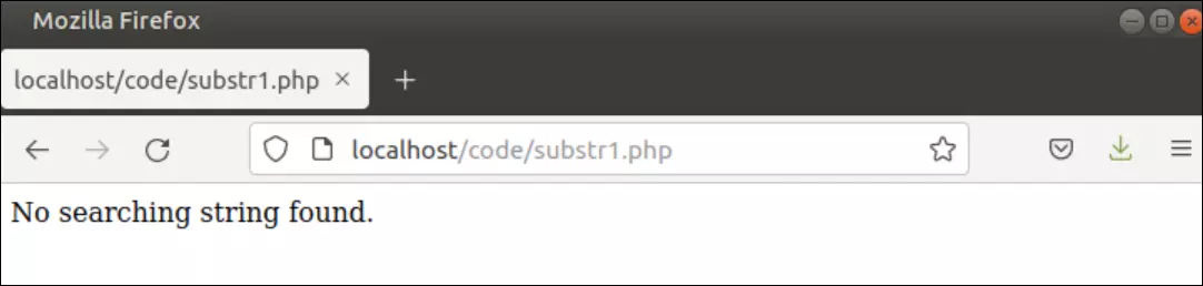 PHP String ကိုစစ်ဆေးရာတွင် Substring ပါရှိသည်။ 8236_1
