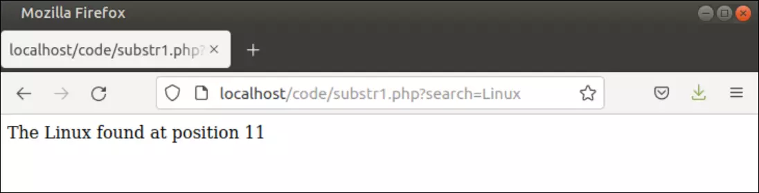 PHP String ကိုစစ်ဆေးရာတွင် Substring ပါရှိသည်။ 8236_2