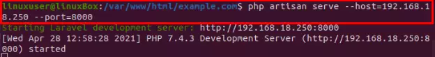 Uyifaka njani iLaravel PHP Framework ngeNginx ku-Ubuntu 20.04 8238_31