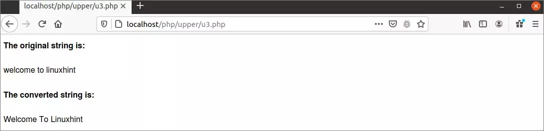 Altere a string para maiúscula em PHP 8241_5