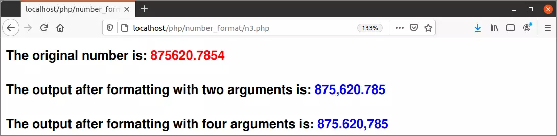 PHP дэх number_format() функцийг ашиглах 8250_3