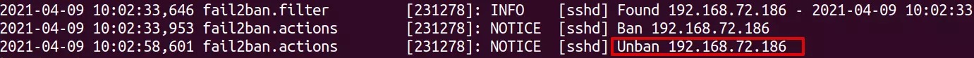 Paano i-unban ang isang IP sa fail2ban 8256_5