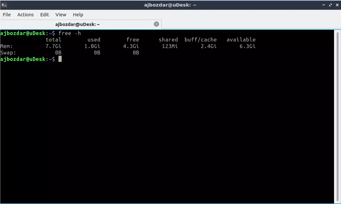 Giunsa Pagsusi ang Swap Memory sa Linux 8258_3