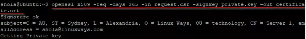 Kuidas luua .CRT-faili Linuxis? 8259_3