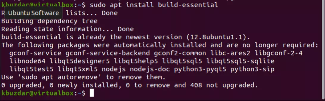 რა არის build-essential Ubuntu, როგორ დავაყენოთ და გამოვიყენოთ იგი? 8266_2