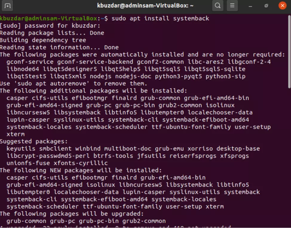 Ubuntu 20.04-de häzirki gurnamadan nädip ISO döretmeli 8268_13