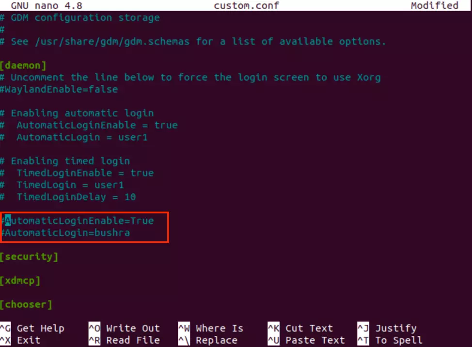 Ինչպե՞ս միացնել ավտոմատ մուտքը Ubuntu 20.04-ում: 8271_10