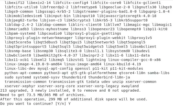 Conas is féidir liom mo Leagan Linux Eithne a Uasghrádú ar Debian 10? 8273_6