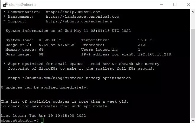 Conas Freastalaí Ubuntu 22.04 LTS a shuiteáil ar Raspberry Pi 4 8278_23