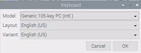 Wéi änneren de Layout vun der Tastatur op Raspberry Pi 827_3