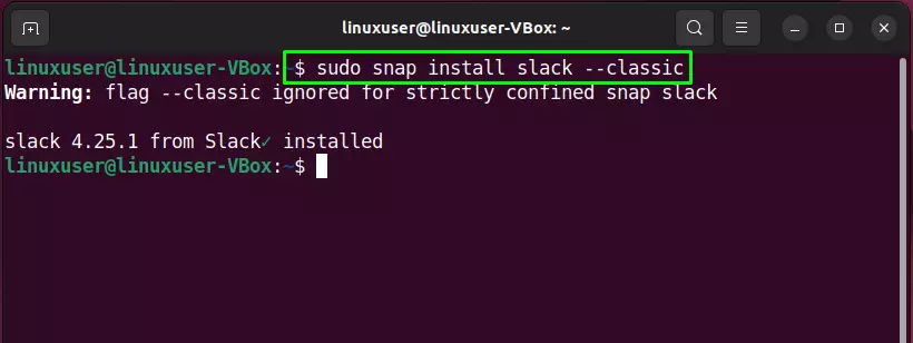 Giunsa ang Pag-install sa Slack sa Ubuntu 22.04 8292_5