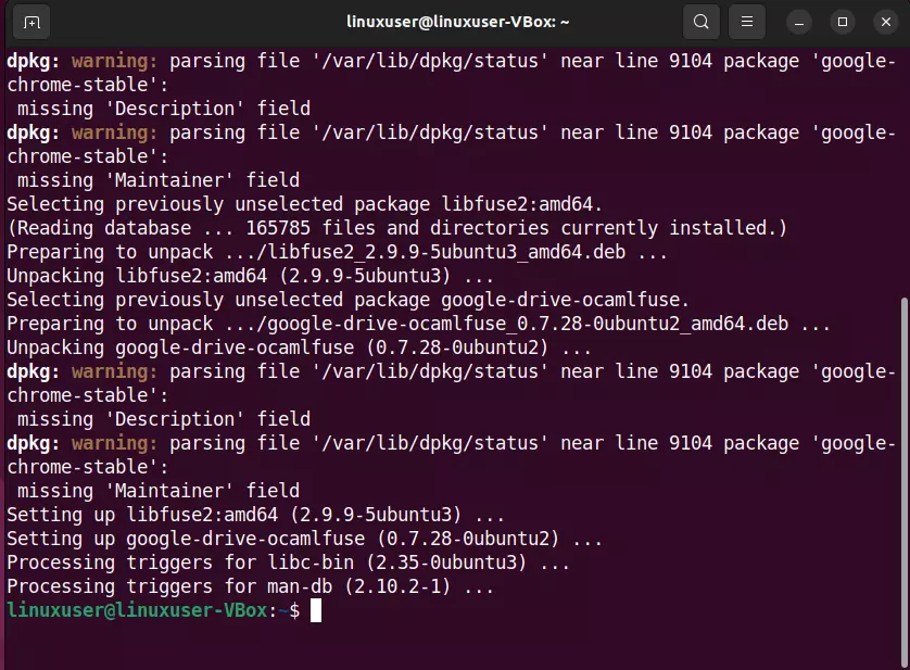 Како да инсталирате Google Drive на Ubuntu 22.04 8294_11