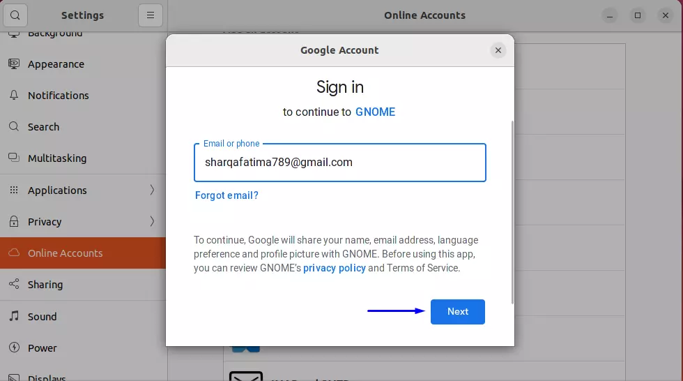 Како да инсталирате Google Drive на Ubuntu 22.04 8294_4