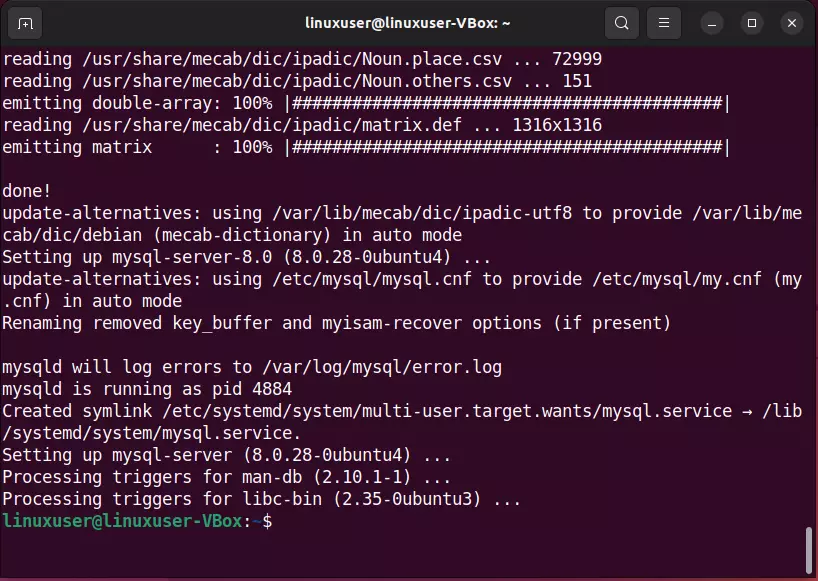 Hvernig á að setja upp MySQL á Ubuntu 22.04 8295_3