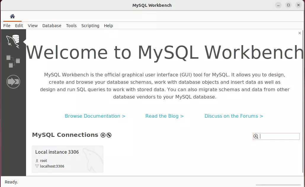 ដំឡើង MySQL Workbench នៅលើអ៊ូប៊ុនទូ 22.04 8296_14