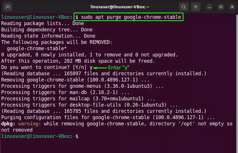 Cum se instalează Google Chrome pe Ubuntu 22.04 8297_17