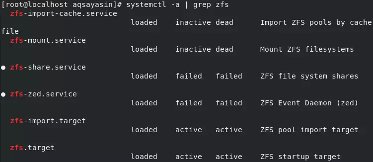 Oracle Linux 8 da ZFS fayl tizimini qanday o'rnatish mumkin 8318_12