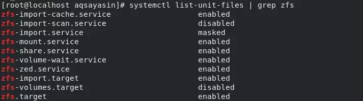 Meriv çawa Pergala Pelê ZFS li ser Oracle Linux 8 saz dike 8318_13