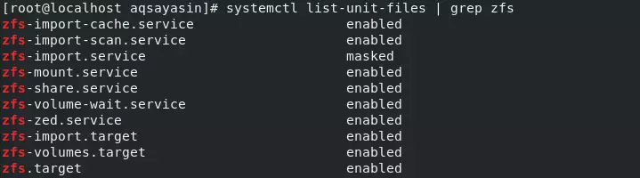 Oracle Linux 8 da ZFS fayl tizimini qanday o'rnatish mumkin 8318_15