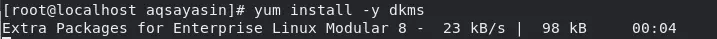 Oracle Linux 8 da ZFS fayl tizimini qanday o'rnatish mumkin 8318_9