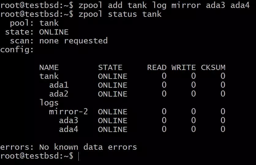 הגדרת מטמון ZFS עבור IO במהירות גבוהה 8322_2