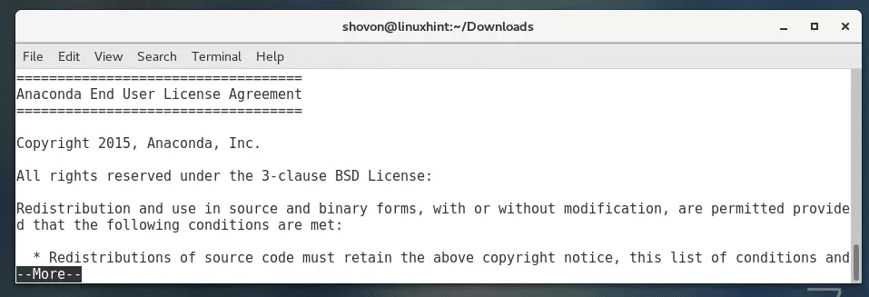 Instalatu Anaconda Python CentOS 7-n 8344_15