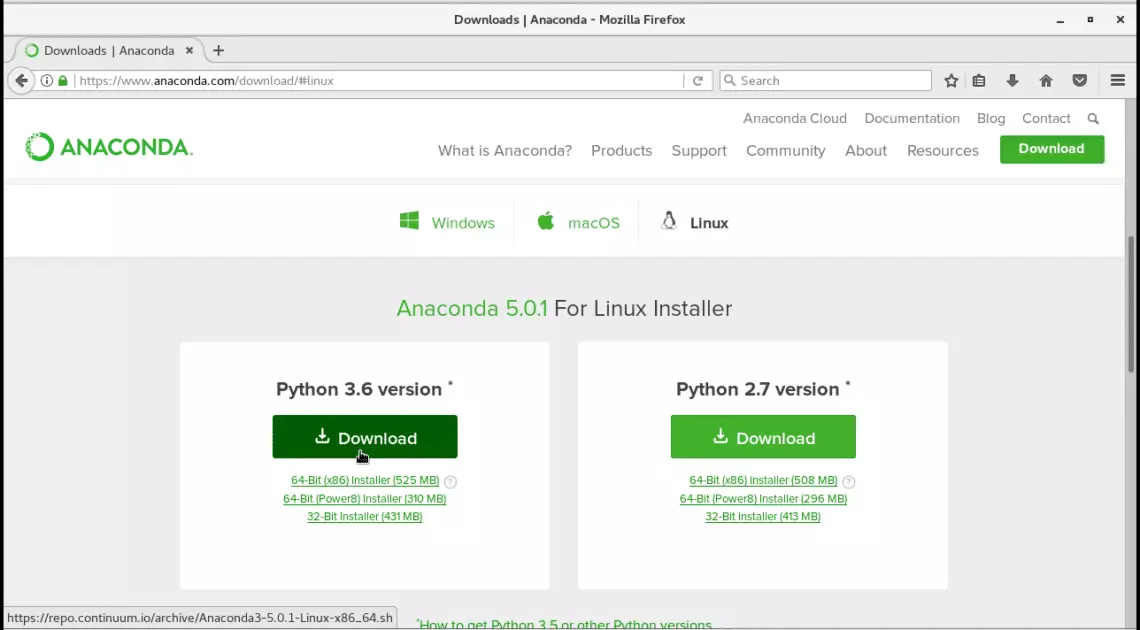 I-install ang Anaconda Python sa CentOS 7 8344_4