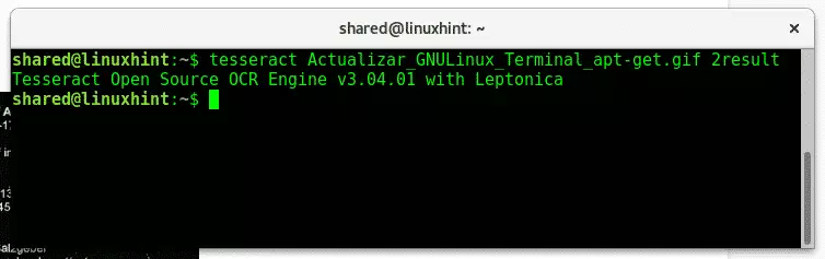 Jinsi ya kuendesha tesseract kwenye faili ya GIF kwenye linux 8352_6