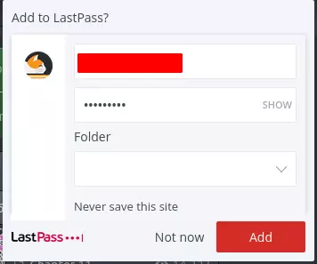 ಲಿನಕ್ಸ್ನಲ್ಲಿ LastPass ಅನ್ನು ಸ್ಥಾಪಿಸುವುದು ಮತ್ತು ಬಳಸುವುದು 8363_9