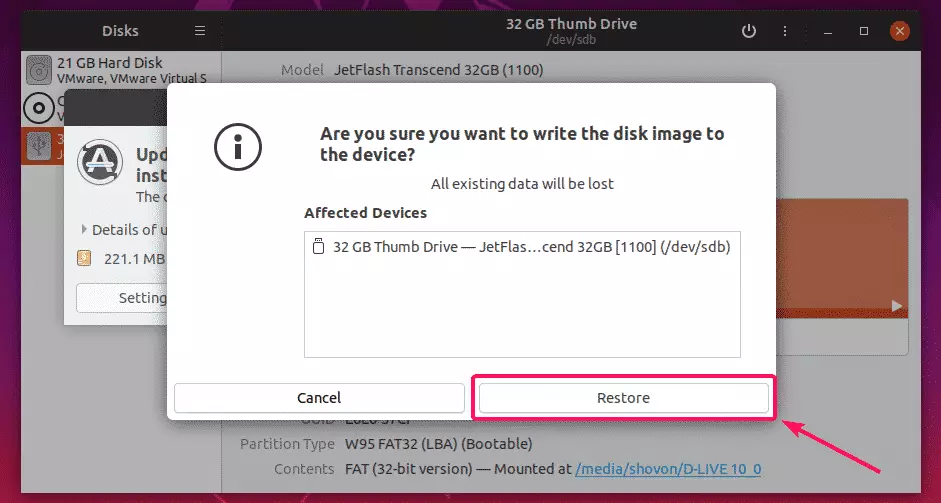 Debian 10 gurmak üçin “Debian 10” bootable USB Thumb Drive döretmek 8386_17