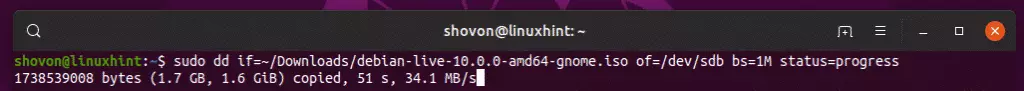 Debian 10 gurmak üçin “Debian 10” bootable USB Thumb Drive döretmek 8386_24