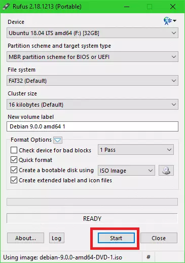 Sida loo rakibo Debian 9 Stretch ka USB 8387_15