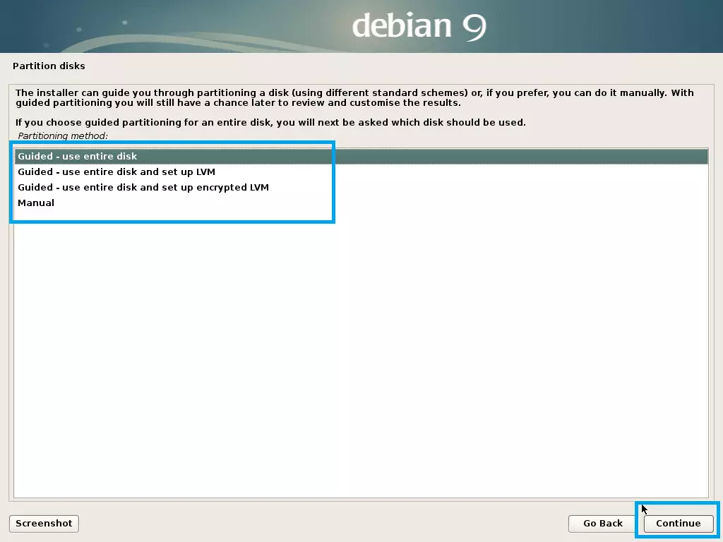 A Debian 9 Stretch telepítése USB-ről 8387_33