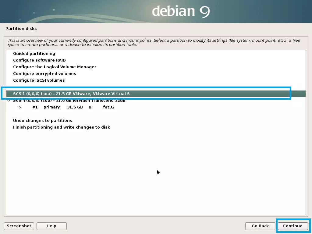 A Debian 9 Stretch telepítése USB-ről 8387_34