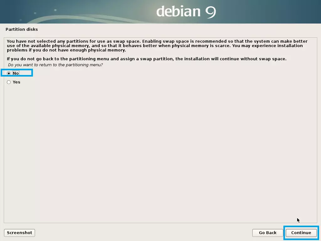 Sådan installeres Debian 9 Stretch fra USB 8387_46