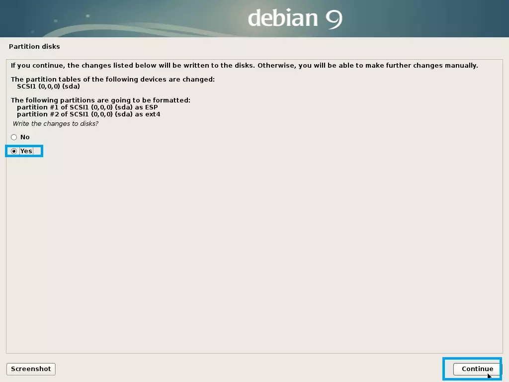 Hoe kinne jo Debian 9 Stretch fan USB ynstallearje 8387_47