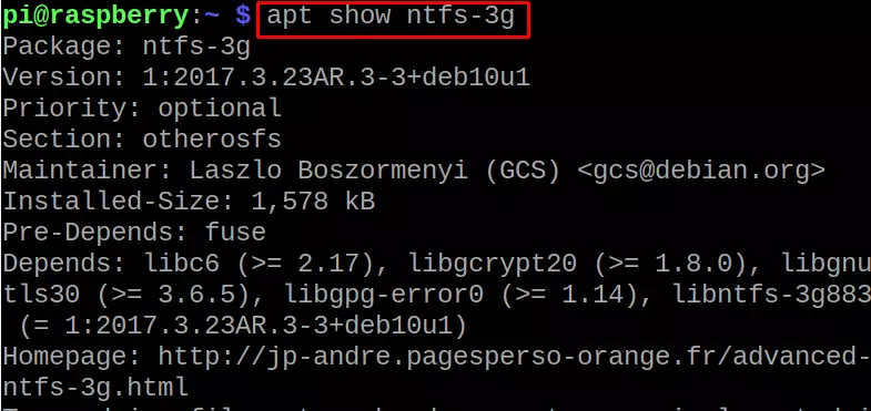 Como activar o sistema de ficheiros NTFS en Raspberry Pi 838_2