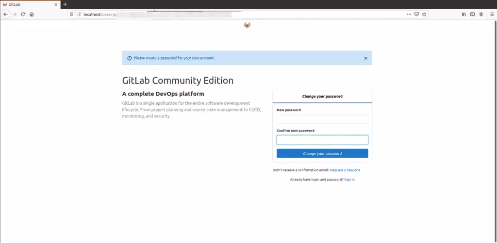 Installer GitLab på Ubuntu 20.04 8396_10