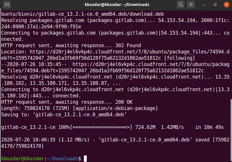 Ubuntu 20.04 मा GitLab स्थापना गर्नुहोस् 8396_5