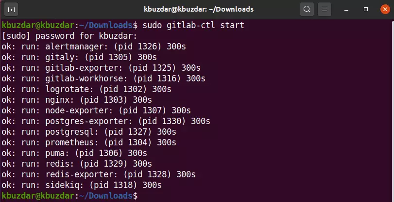 GitLab'ı Ubuntu 20.04'e yükleyin 8396_8