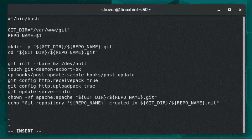 กำหนดค่าเซิร์ฟเวอร์ Git ด้วย HTTP บน CentOS 8 8399_15