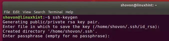 Ubuntu-da SSH bilan Git Serverni sozlang 8401_16