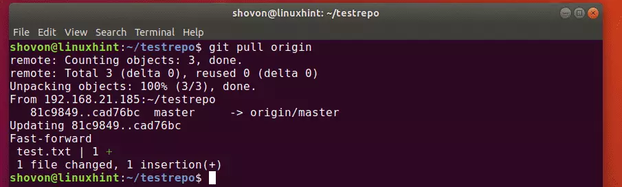 Ubuntu-da SSH bilan Git Serverni sozlang 8401_44