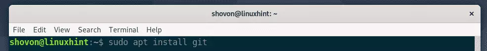 Giti installimine ja sellega alustamine Debian 10-s 8403_3