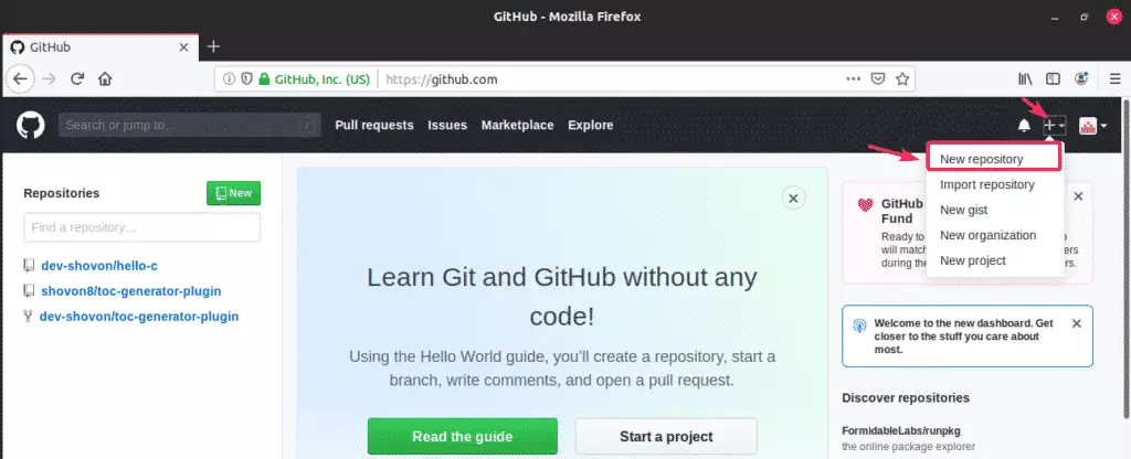 Git - Premu Ŝanĝojn al Fora Git-Branĉo 8410_10