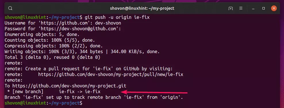 Git - Premu Ŝanĝojn al Fora Git-Branĉo 8410_34