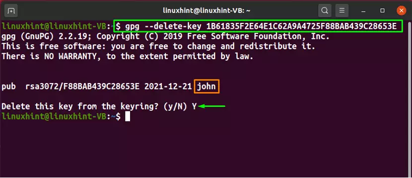 A GPG kulcsok törlése Linux alatt 8417_12